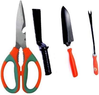 Guruji Store-Garden Scissor, Khurapi 2 Inch, Small Trowel and Weeder ...
