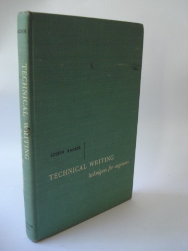 TECHNICAL WRITING TECHNIQUES FOR ENGINEERS. A Specific Set of Rules to ...
