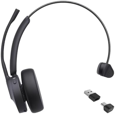 Amazon.com: Yealink BH70 Mono Teams Wireless Headset with Mic for Work ...