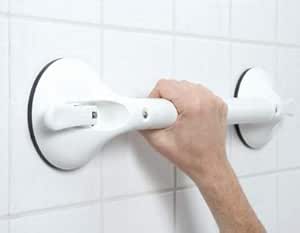 Amazon.com: Mobeli Medium Telescoping Grab Bar Suction Mount 21.8-26.7 ...