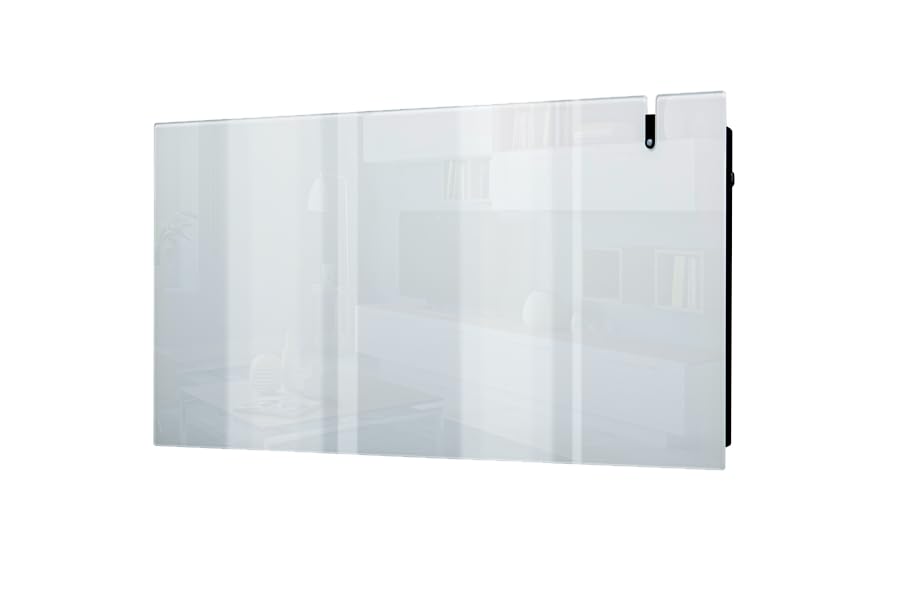 Buy Radialight Aetheria White Glass Wifi Electric Panel Heater/Radiator ...