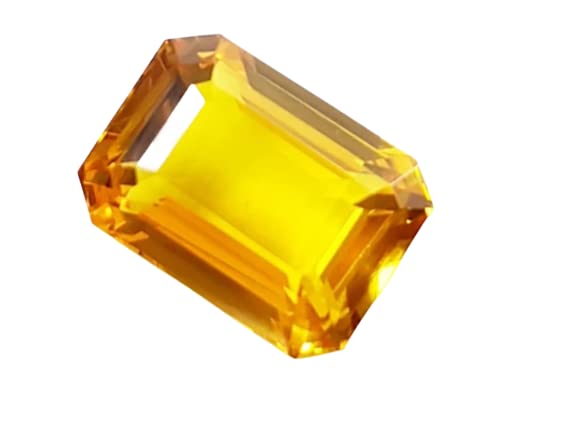Buy 5.50 Carat Natural Pukhraj Stone वचस्पति वल्लभ स्टोन Unheated ...