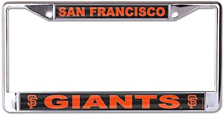 Amazon.com: San Francisco Giants Laser Chrome License Plate Frame ...