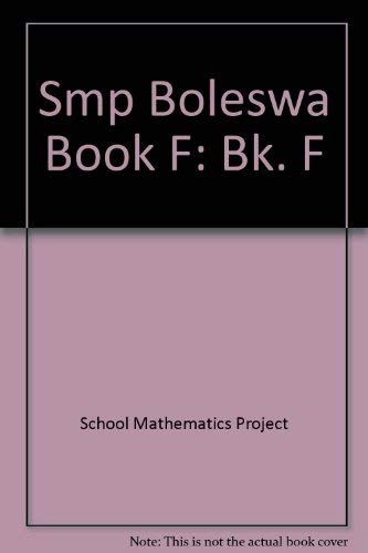 SMP Boleswa Book F: School Mathematics Project: 9780521203937: Amazon ...