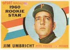 1960 Topps Regular (Baseball) Card# 145 Jim Umbricht of the Pittsburgh ...