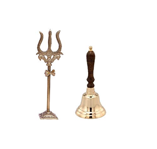 Buy Uniqon Combo of Trishul Statue with Square Stand and Round Head ...