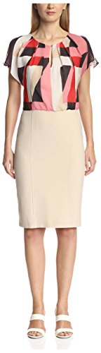 Buy Basler Women's Combo Sheath Dress, Sand, 16 US/46 EU at Amazon.in