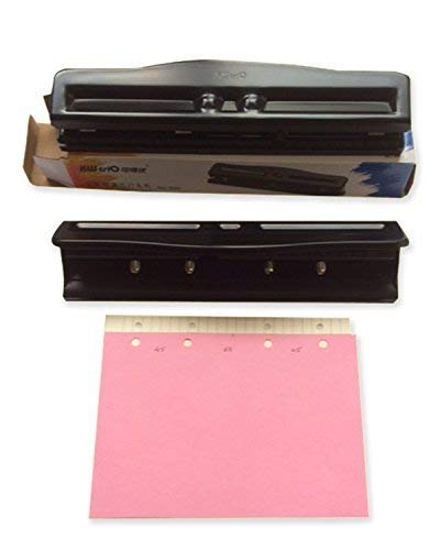 Adjustable Puncher for 4 holes upto A4 Size 45/65/45mm (A5 Size setting ...