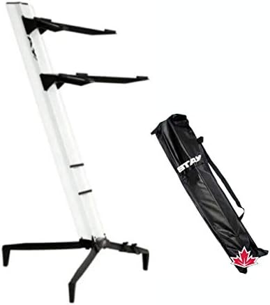 Tower Series 46 Double-Tier Keyboard Stand White (TOWER 1300-02-WHT ...