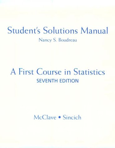 Amazon.com: First Course in Statistics: 9780130143730: McClave, James T ...