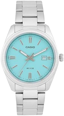 Casio Enticer Men Analog Turquoise Dial Men MTP-1302PD-2A2VEF (A2225 ...