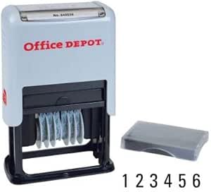 Office Depot Self inking numbered stamp : Buy Online at Best Price in ...
