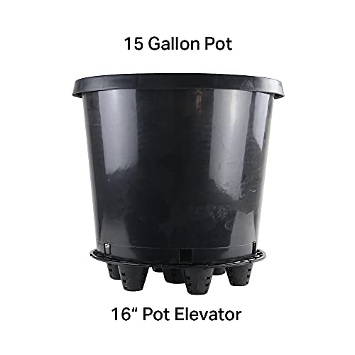 Snapklik.com : Grow1 16-Inch Pot Elevators For Plants Plastic Fabric ...