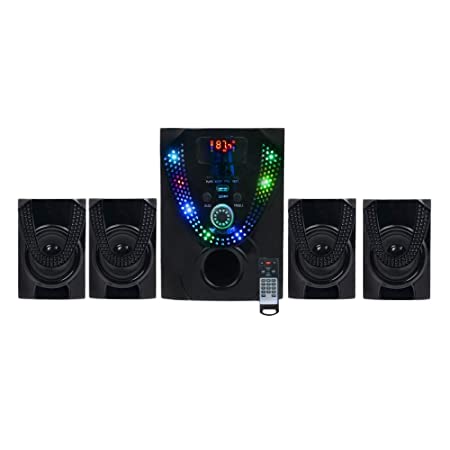 4.1 Bluetooth Music System Home Theatre 4 Speaker 1 Bass Woofer_HT139 ...