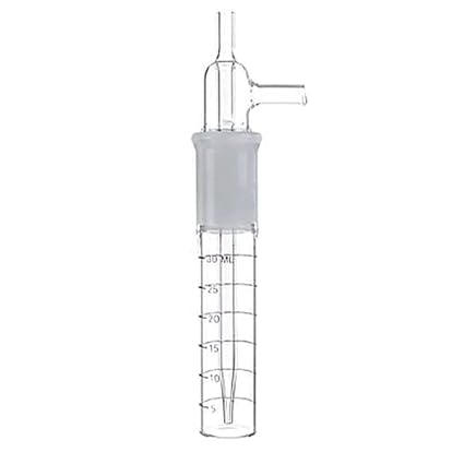 ABGIL BOROSILICATE GLASS IMPINGER, GRADUATED FOR SAMPLING SMALL GAS ...