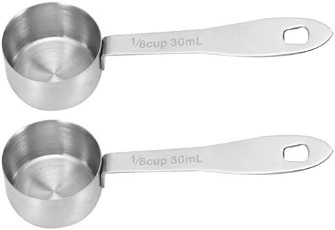 Coffee Scoop, Stainless Steel Coffee Spoons Set, 1 Tablespoon (15ml ...