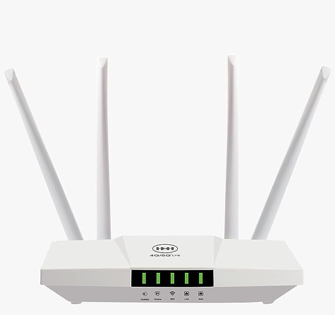 All sim Supported 4g WiFi Router JIO/AIRTEL/VI/BSNL Supported with LAN ...