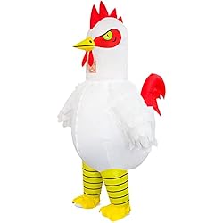 Amazon.com: Inflatable Chicken Costume for Adult, Blow up Rooster ...