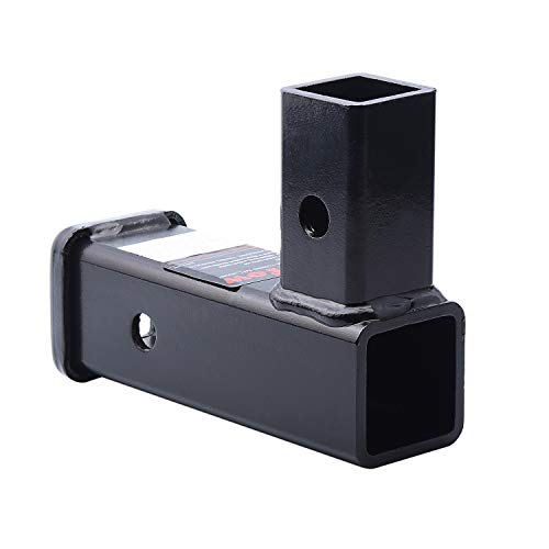 HITOWMFG Vertical Convert Horizontal Receiver Trailer Hitch Adapter 2 ...