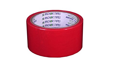 Anchor Tapes BOPP Red Tape 2 Inch (48mm) / 65 Metres : Amazon.in ...
