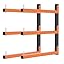 Amazon.com: Lumber Rack Wall Mount, Lumber Storage Rack, Heavy Duty ...