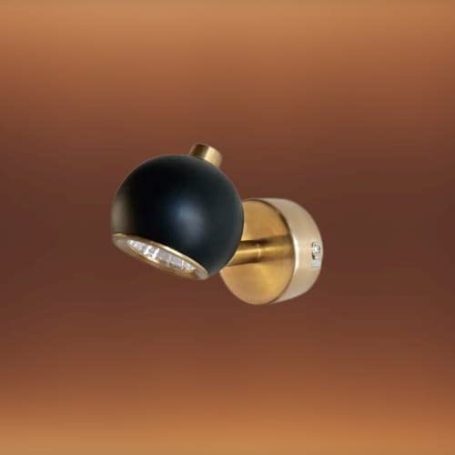 Buy FILLISKA® LED Surface/Spot Light, Black & Gold Finish, Shockproof ...