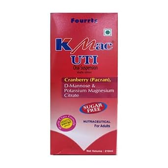 K Mac UTI Sugar Free - Bottle of 210ml Suspension : Amazon.in: Health ...