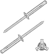 Amazon.com: ALLCLEAN 3/16" x 1" Tri-Fold Rivets Assortment - 120Pcs ...