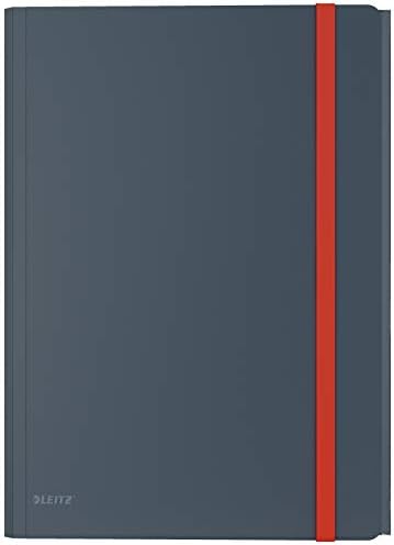 Leitz A4 3- Flap Folder with Pocket, 150 Sheet Capacity, Cosy Range ...