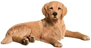 Amazon.com: Sandicast Companion Size Golden Retriever Statue : Home ...