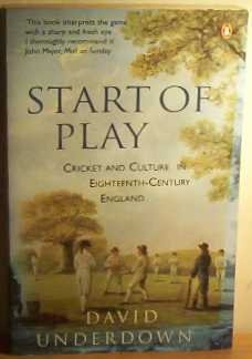 START OF PLAY: David Underdown: 9780140283549: Amazon.com: Books