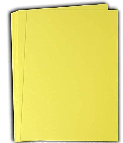 Snapklik.com : Colored Cardstock Scrapbook Paper 11" X 17" Fresh Lemon ...
