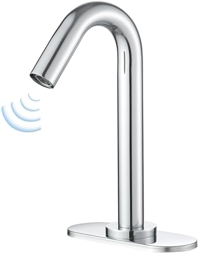 Bathfinesse Sensor Automatic Touchless Bathroom Faucet, Mixer Tap with ...