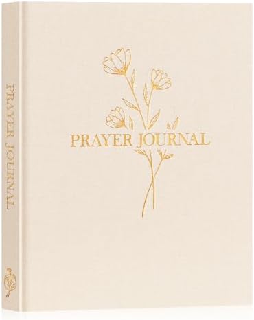 Lanpn Bible Prayer Journal for Women Men, 68 Weeks Linen Bible Study ...