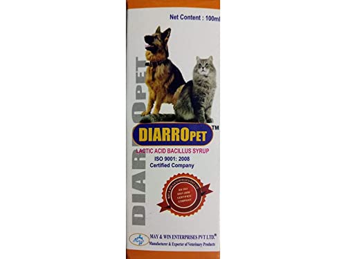 Buy Diarropet Lactic Acid Bacillus Syrup for Dogs & Cats 100ML (Pack of ...