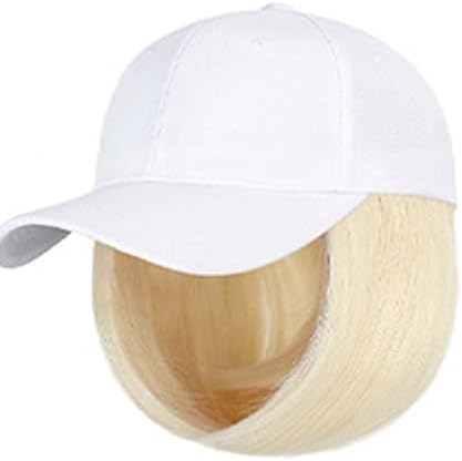 Amazon.com : WUODHTW Woman wig Baseball Cap with Hair Extensions ...