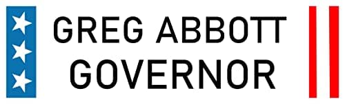 Amazon.com: Greg Abbott Bumper Sticker - Vote for Greg Abbott for Texas ...