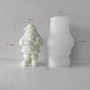 Amazon.com: Christmas Santa Candle Mold - Silicone 3D Molds for Candy ...