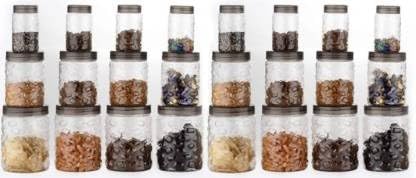 Buy JK Enterprise Storage Jar and Container Set of 24 Pcs Storage ...