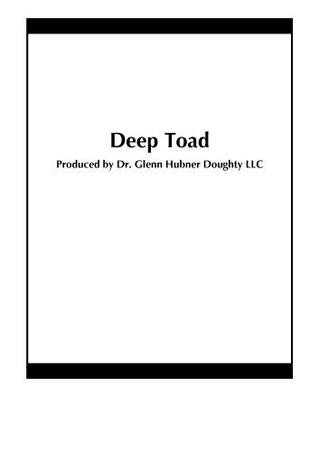 Amazon.com: Deep Toad : Toby Hubner, Philip Doughty and Garrard Glenn ...