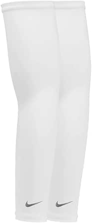 Nike Dri-Fit UV Solar Arm Sleeves - 1 Pair - Unisex - Adult (White ...