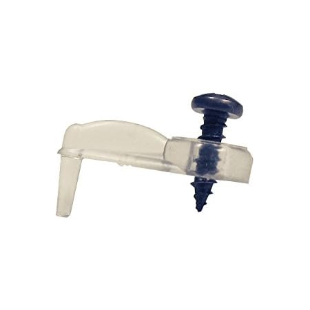 Glass Panel Clips 5/16" offset Clear (Bag of 20) - Cabinet And ...