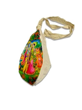 craftholic gifts Jap Mala Bag or Jholi| Printed Cotton Bead Bag ...
