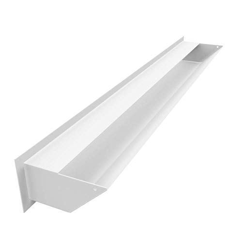 KRATKI Air Ventilation Grille, Warm Air Grille, 9 x 80 cm, White ...