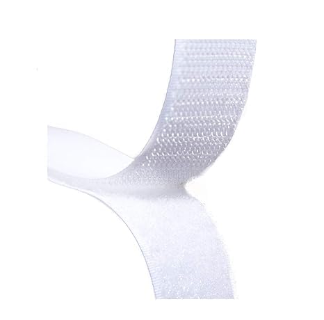 Hook and Loop Tape Fastener White (5 Meter, 50 mm) : Amazon.in: Home ...