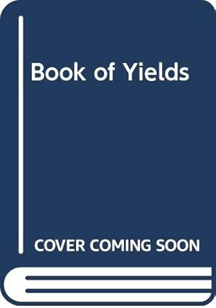 Book of Yields: Francis Talyn Lynch: 9780470241585: Amazon.com: Books