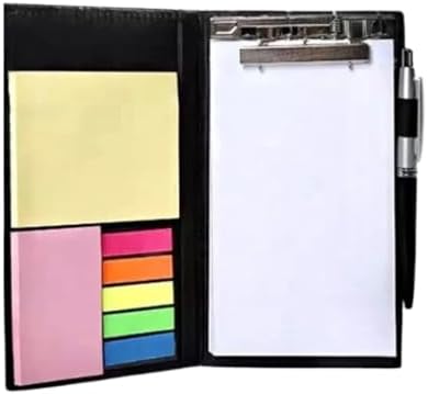 COI Memo Note Pad/Memo Note Book with Sticky Notes & Clip Holder in ...
