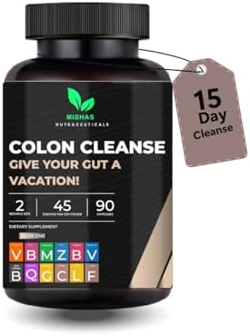 Amazon.com: Mishas Nutraceutical Colon Cleanse – Supports Gut & Colon ...