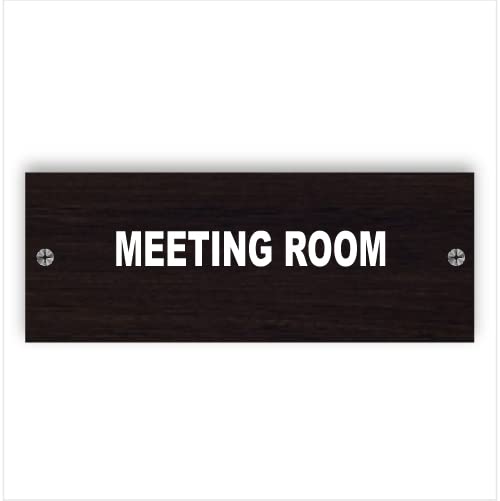 Meeting Room, Wooden Office Rooms Name Board, 18mm Thickness Wood Board ...