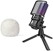 Amazon.com: ZealSound Gaming USB Microphone for PC,RGB Condenser ...